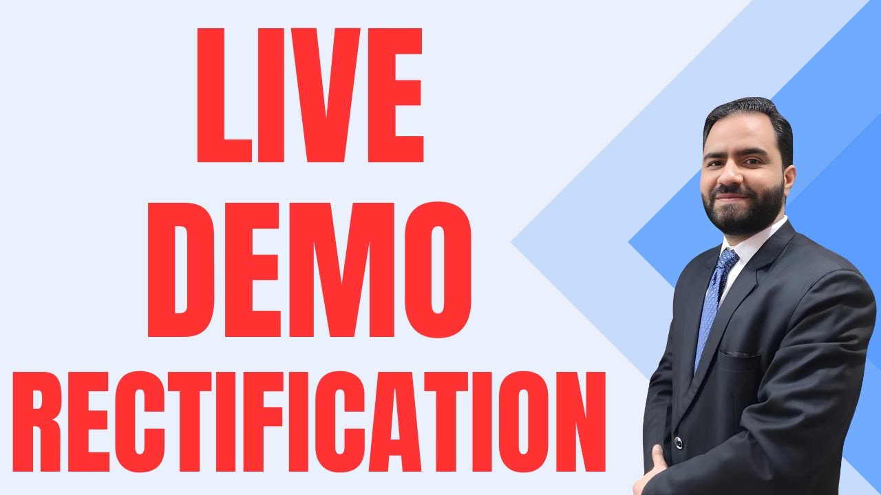 Live demo of GST Rectification Application Section 161 #gstnoticereply ...