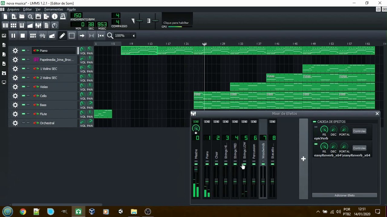 LMMS - Piano and orchestral composition (old check the new version in ...