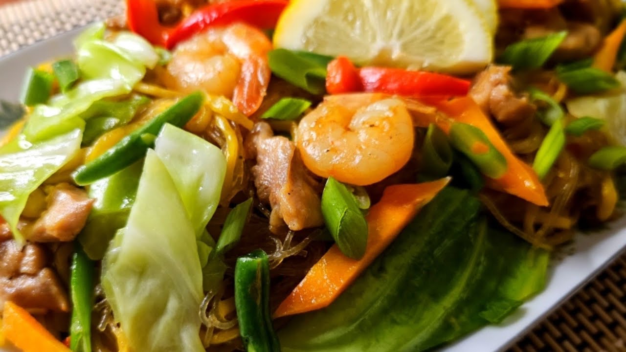 Pancit Bam-I|| Pancit Canton-Sotanghon|| Pancit Bisaya Recipe - YouTube