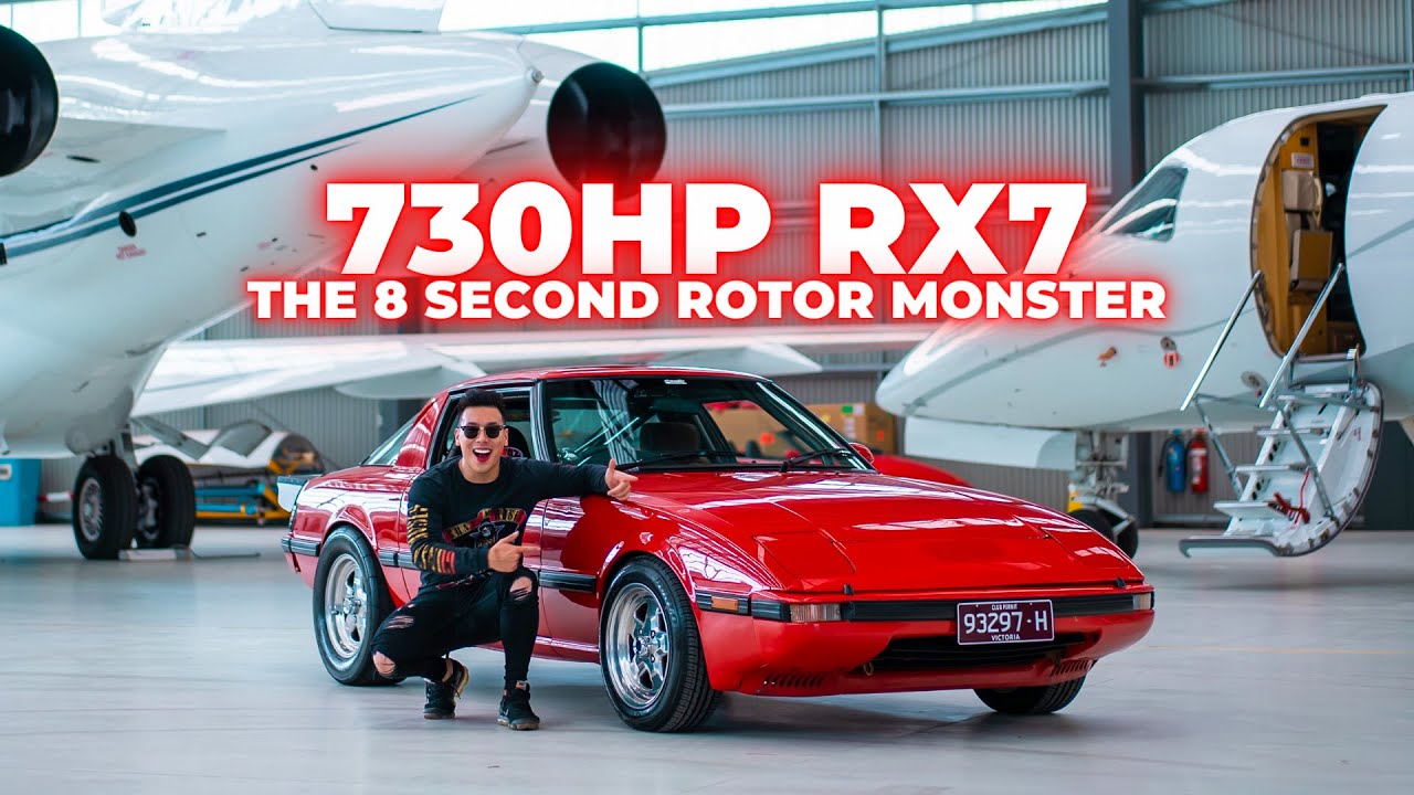 730HP TURBO 13B Mazda RX7 FB - The Monster Old School Rotary - YouTube