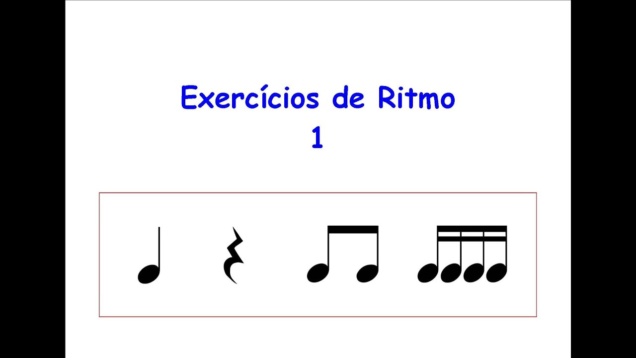 Exercícios de ritmo 1 - YouTube