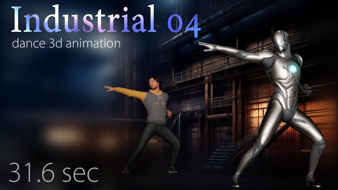 ue5 - ' Industrial 04 ' - dance animation (#UnrealEngine adopted ...