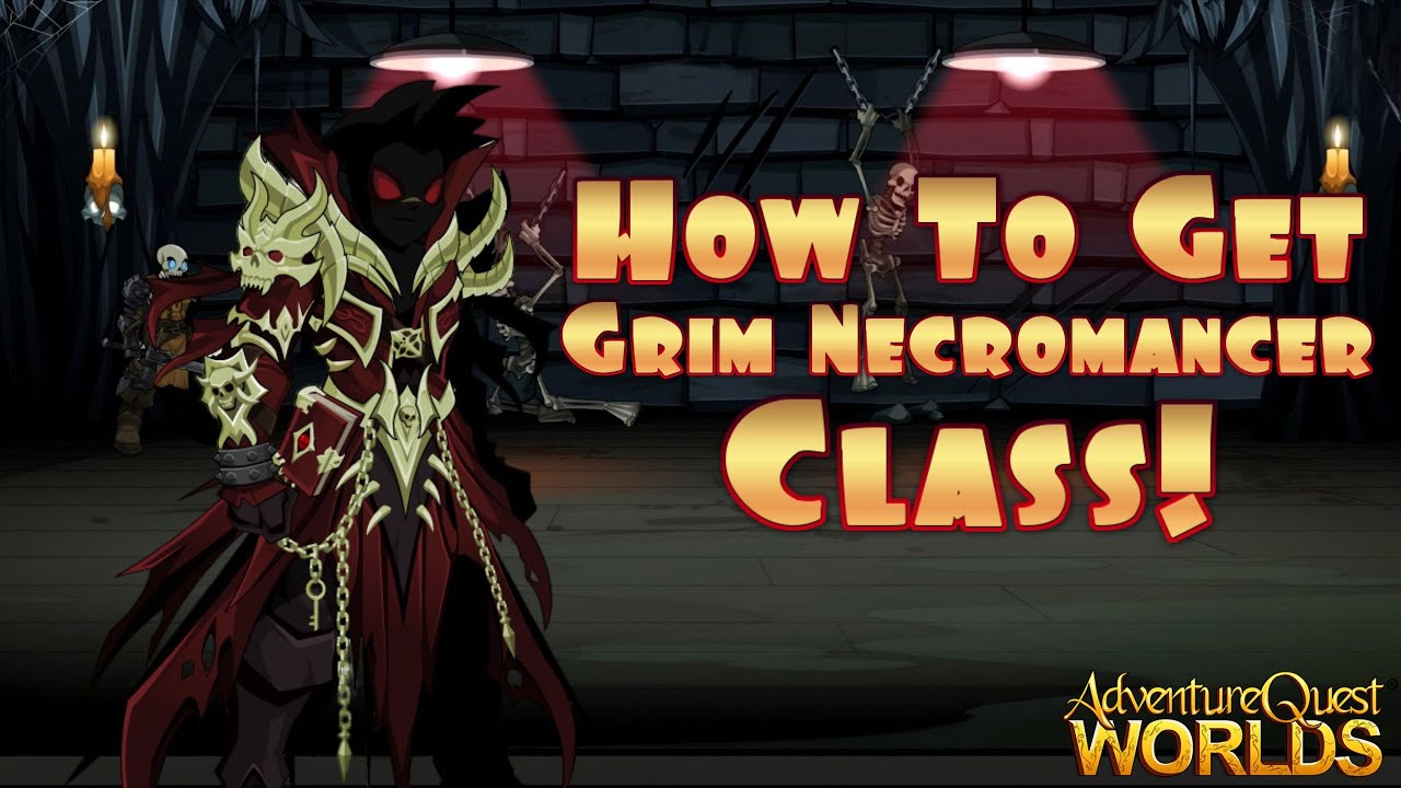 AQW How To Get Grim Necromancer Class In 2024! (600k Ac Required ...