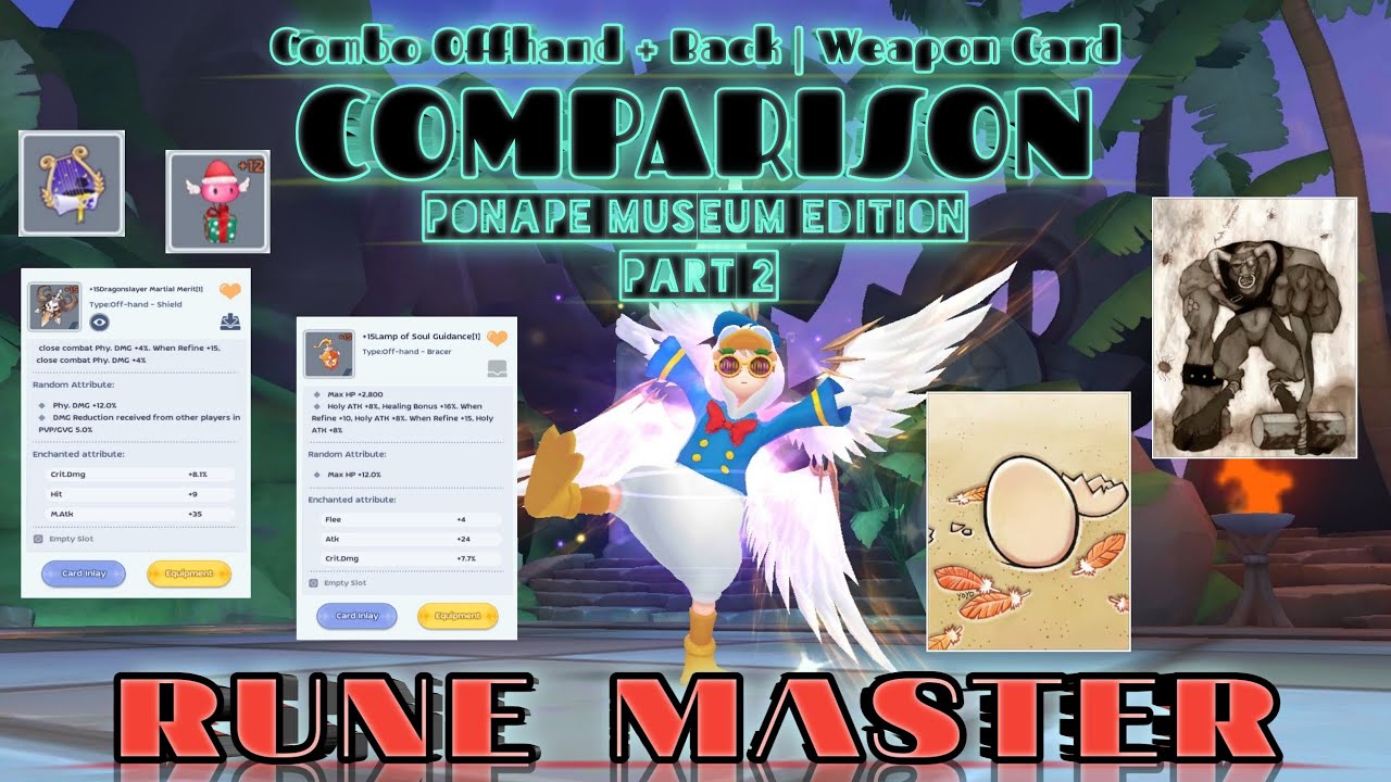 Offhand & Card Set Comparison Part 2 | Ponape Museum Edition ...