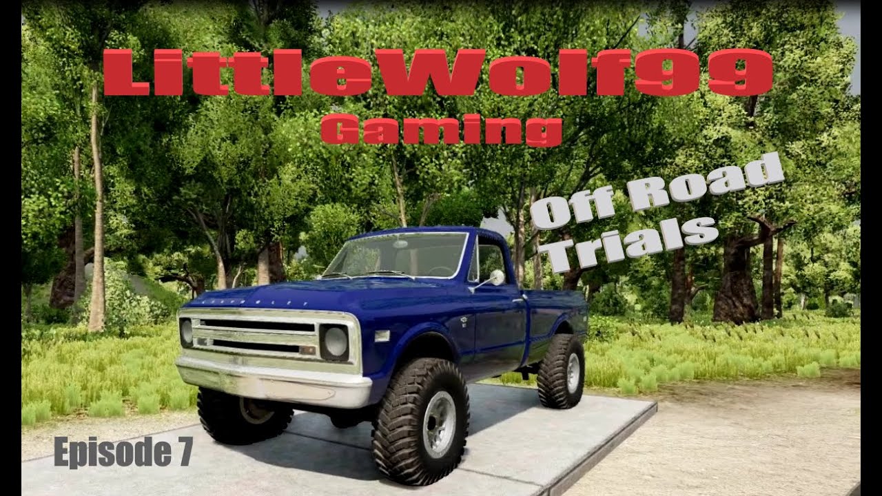 BeamNG.drive Off Road Trials in a 1972 Chevrolet C10 4x4 - YouTube