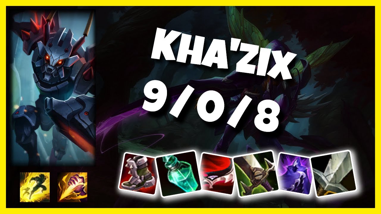 Kha'Zix Jungle S11 10.25 Challenger Replay (9/0/8) - NA - YouTube