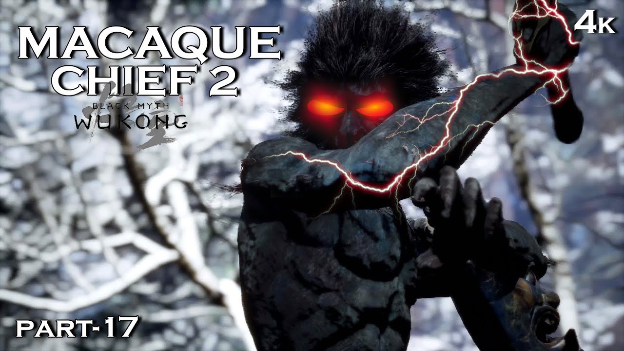 Macaque Chief 2 Battle in Temple | Black Myth Wukong Struggle part 17 ...