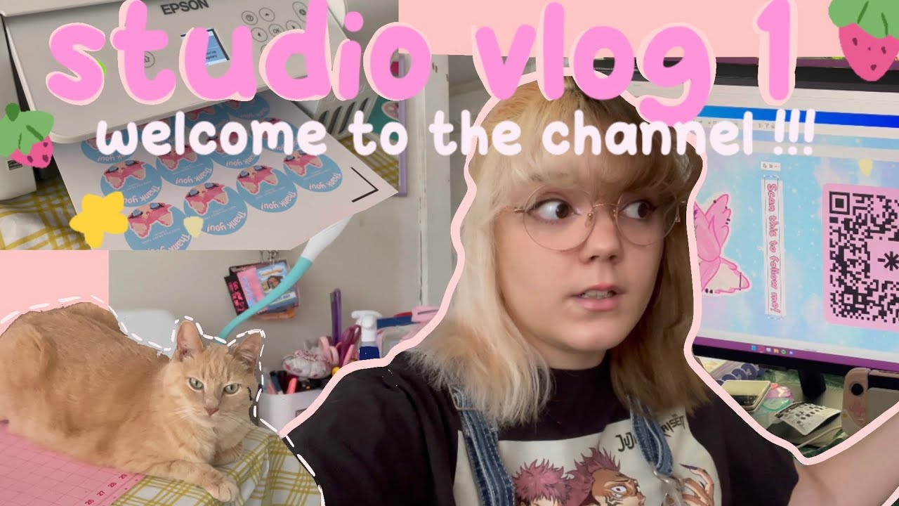 studio vlog 01 🍥 [a very chaotic start to a very chaotic channel] - YouTube