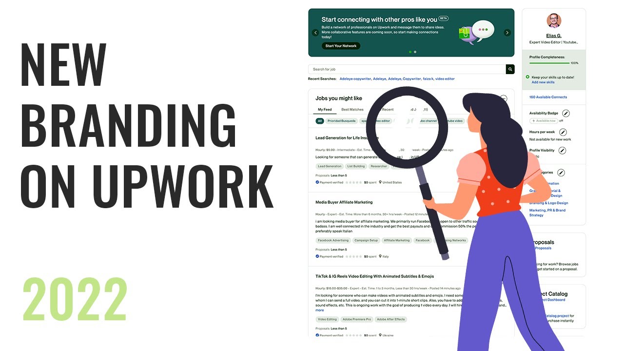 NEW Branding on Upwork 2022 - YouTube