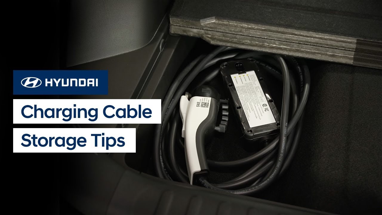 Charging Cable Storage Tips | Hyundai - YouTube