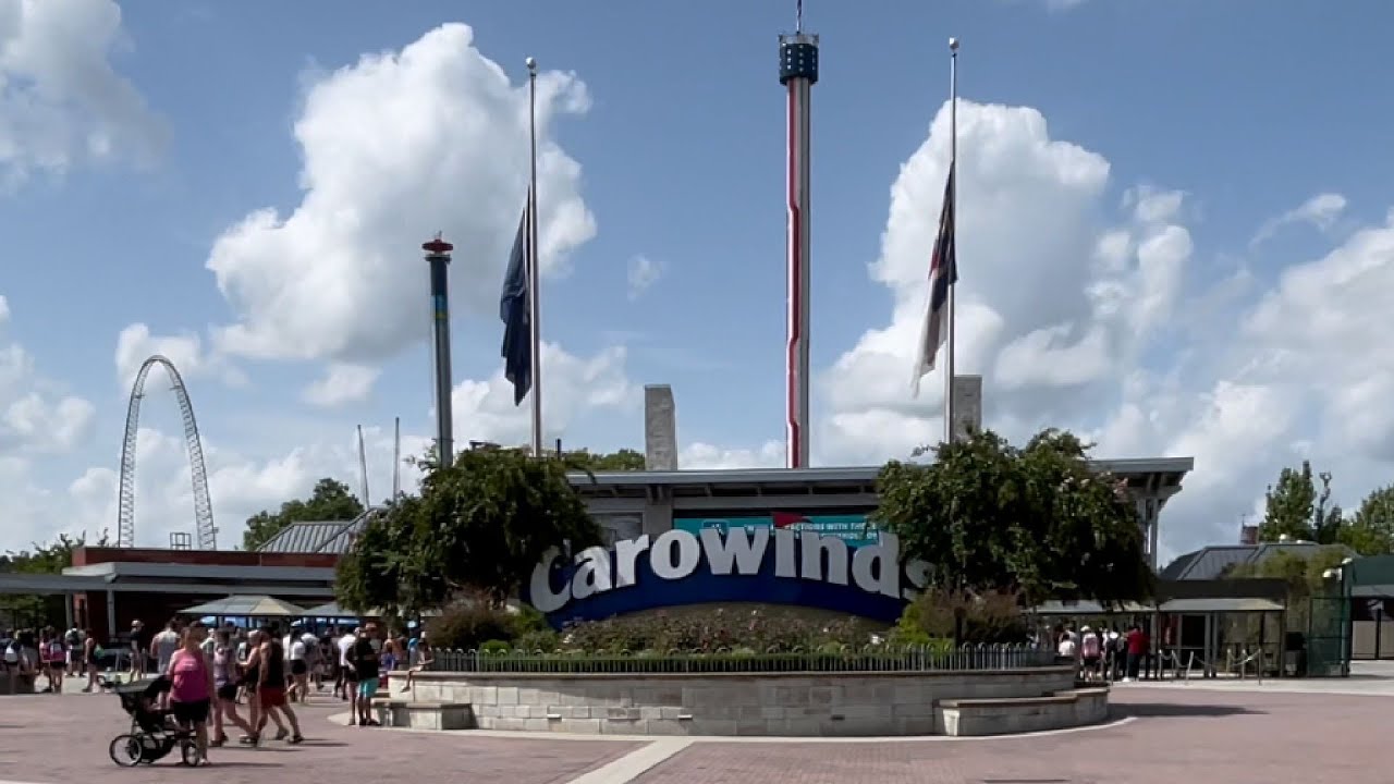 Carowinds August 2021 Highlights - YouTube