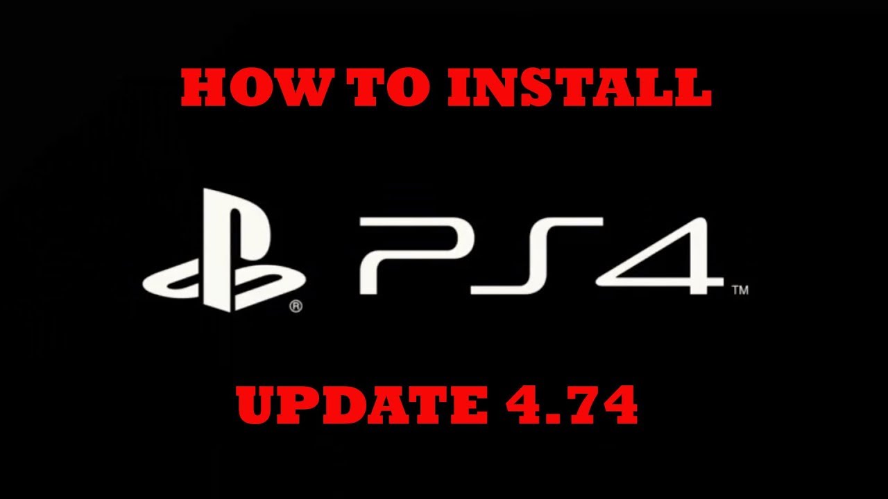 PS4 System Update Version 4.74 (How To Install) - YouTube