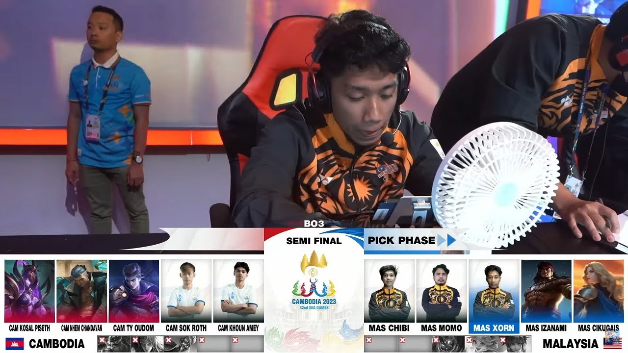 XORN CHOU CHIBI LANCELOT CIKUGAIS KARRIE | MALAYSIA VS CAMBODIA GAME 1 ...