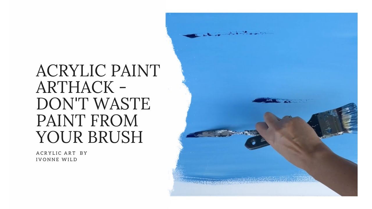 Try this arthack and never waste paint anymore #art #tutorial # ...