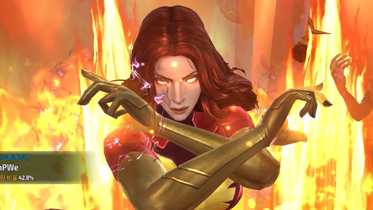 240804 마블 퓨처파이트 진 그레이 도르마무 격파 게임 영상 - 마퓨파 mff (MARVEL Future Fight ...