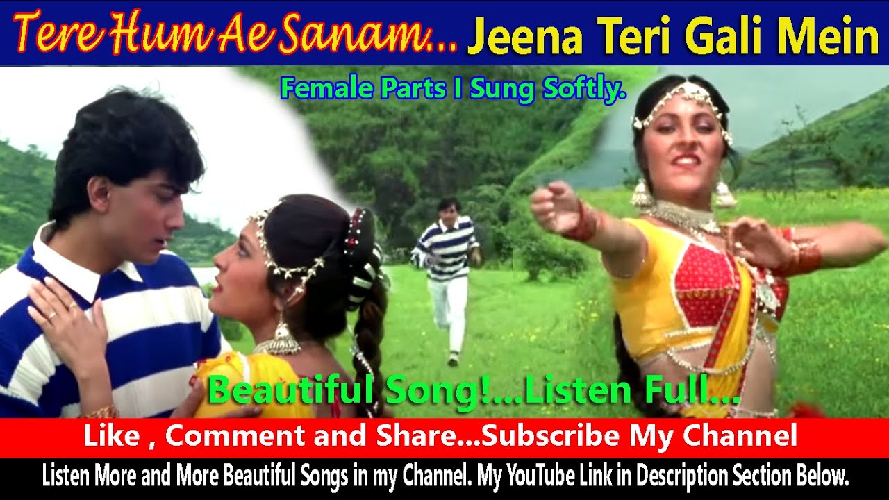 Tere Hum Ae Sanam Song | Jeena Teri Gali Mein | Popular Hindi Song | RK ...