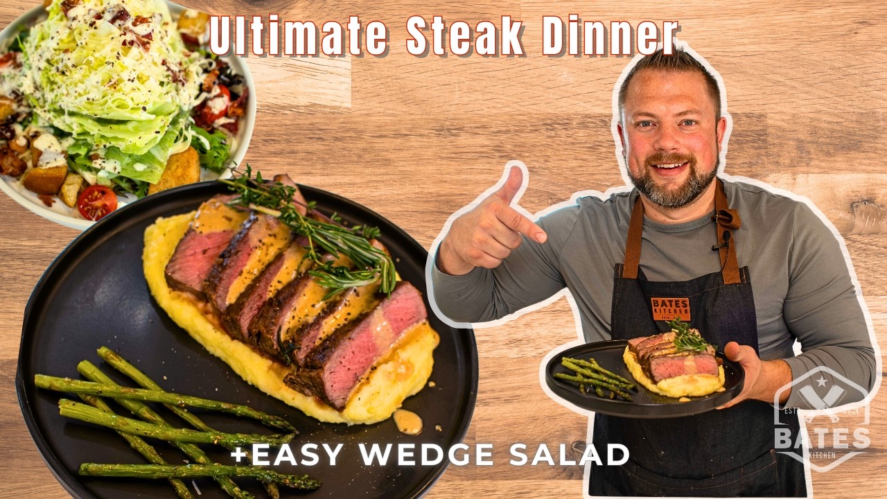 Easy Steak Dinner + My favorite wedge salad | The Ultimate Steak with ...