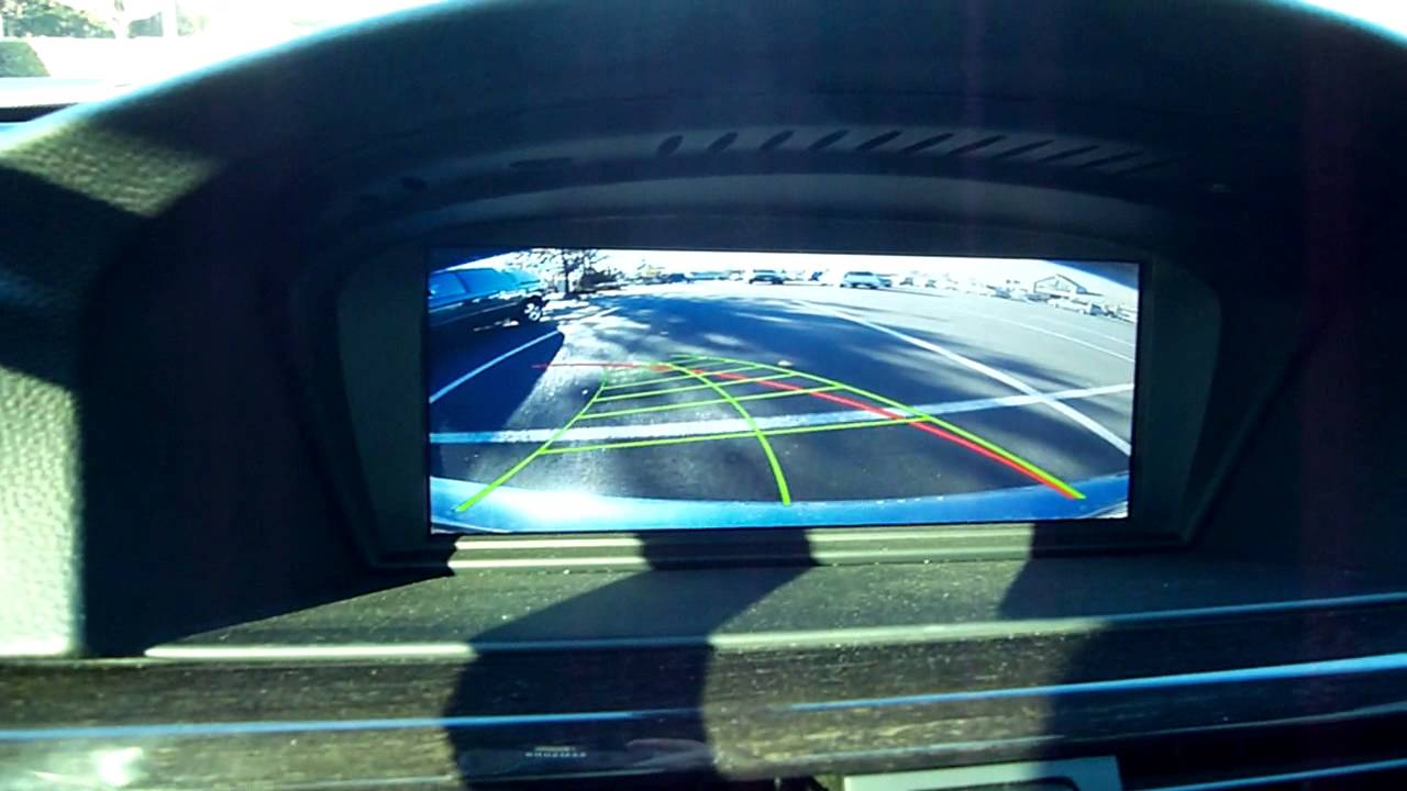 BimmerTech Reverse Camera with Dynamic Parking Lines - YouTube