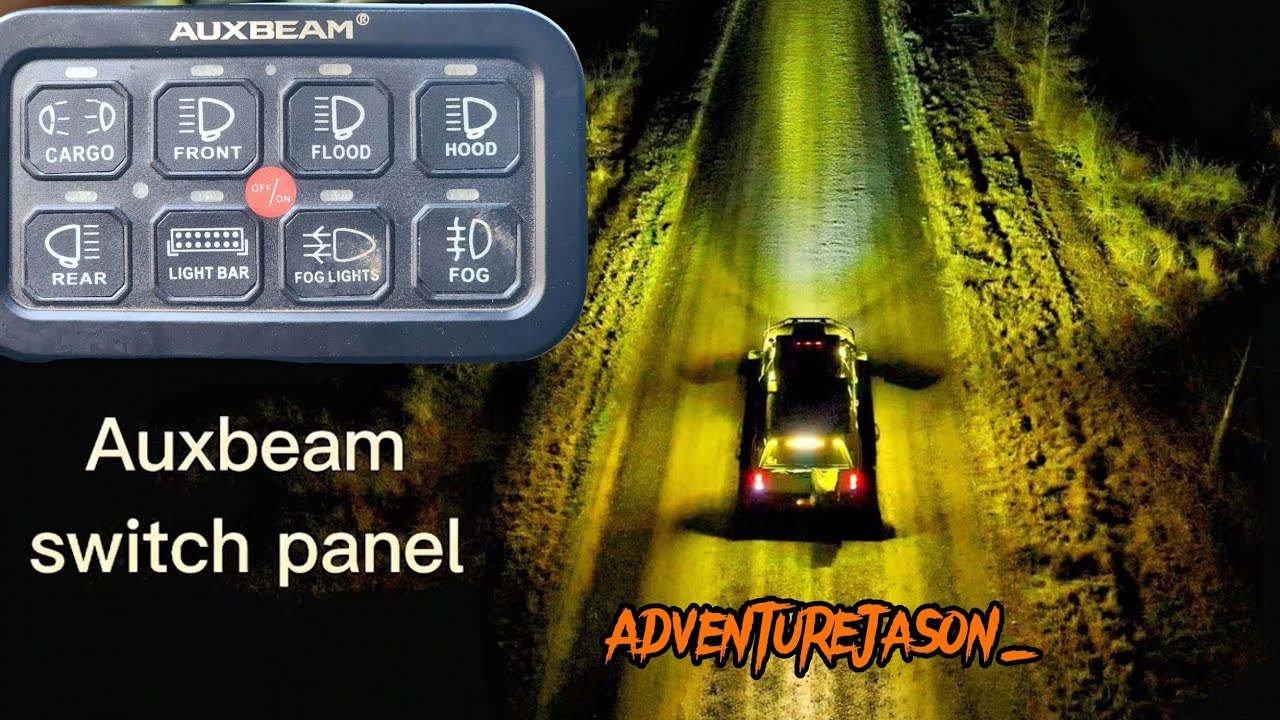 Auxbeam Switch Panel Review - YouTube