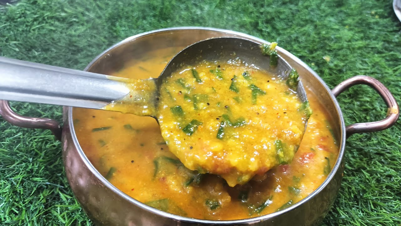 Authentic Garhwali Food | arhar Ki Dal Ka Fandu | अरहर की दाल को पीस कर ...