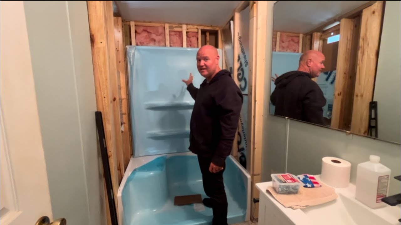 DIY: Installing shower ,little pond adventure and cooking hot soup ...