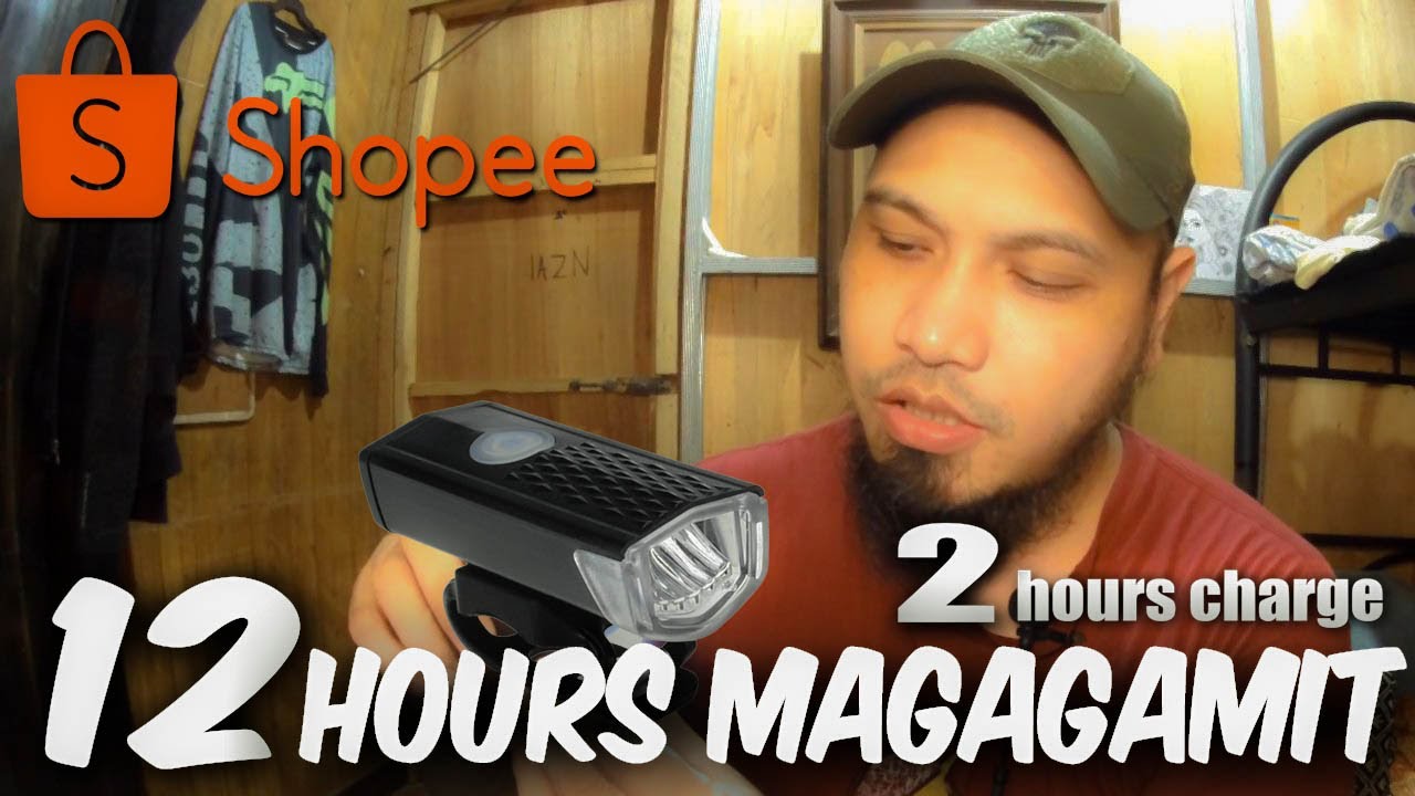 Shopee / Rechargeable Bicycle LED Light and Back light / Honest Review ...
