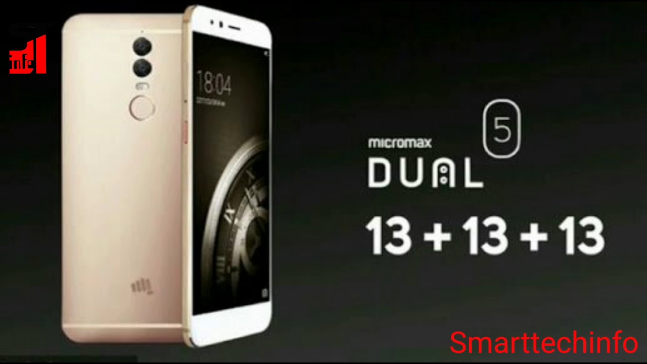Micromax Dual 5 launched today | 13 MP triple cameras - YouTube