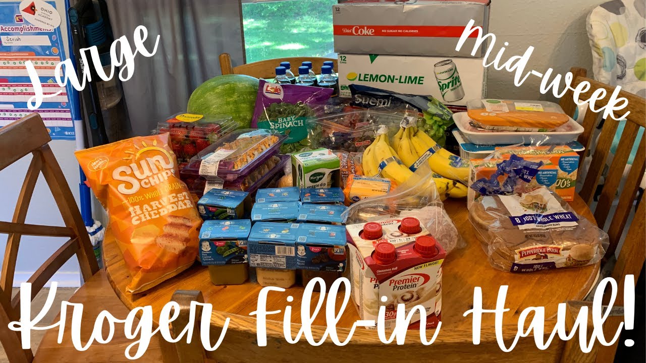 Large Kroger Fill-in Haul!! | Large Kroger grocery haul! - YouTube