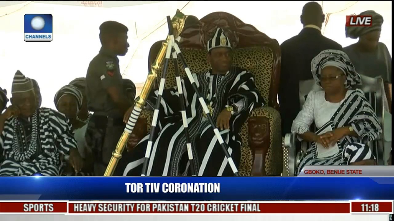 Coronation Ceremony Of New Tor Tiv In Gboko,Benue State Pt 6 - YouTube