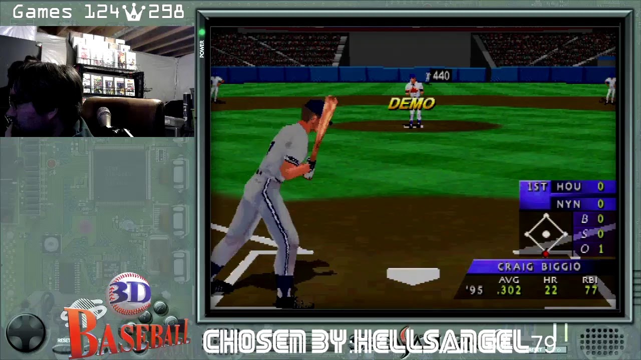 3D Baseball | Game 124 | Sega Saturn Challenge - YouTube