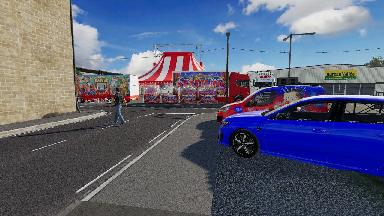 { Cirque FS19 } On commence a faire de la pub pour le Cirque Statilini ...