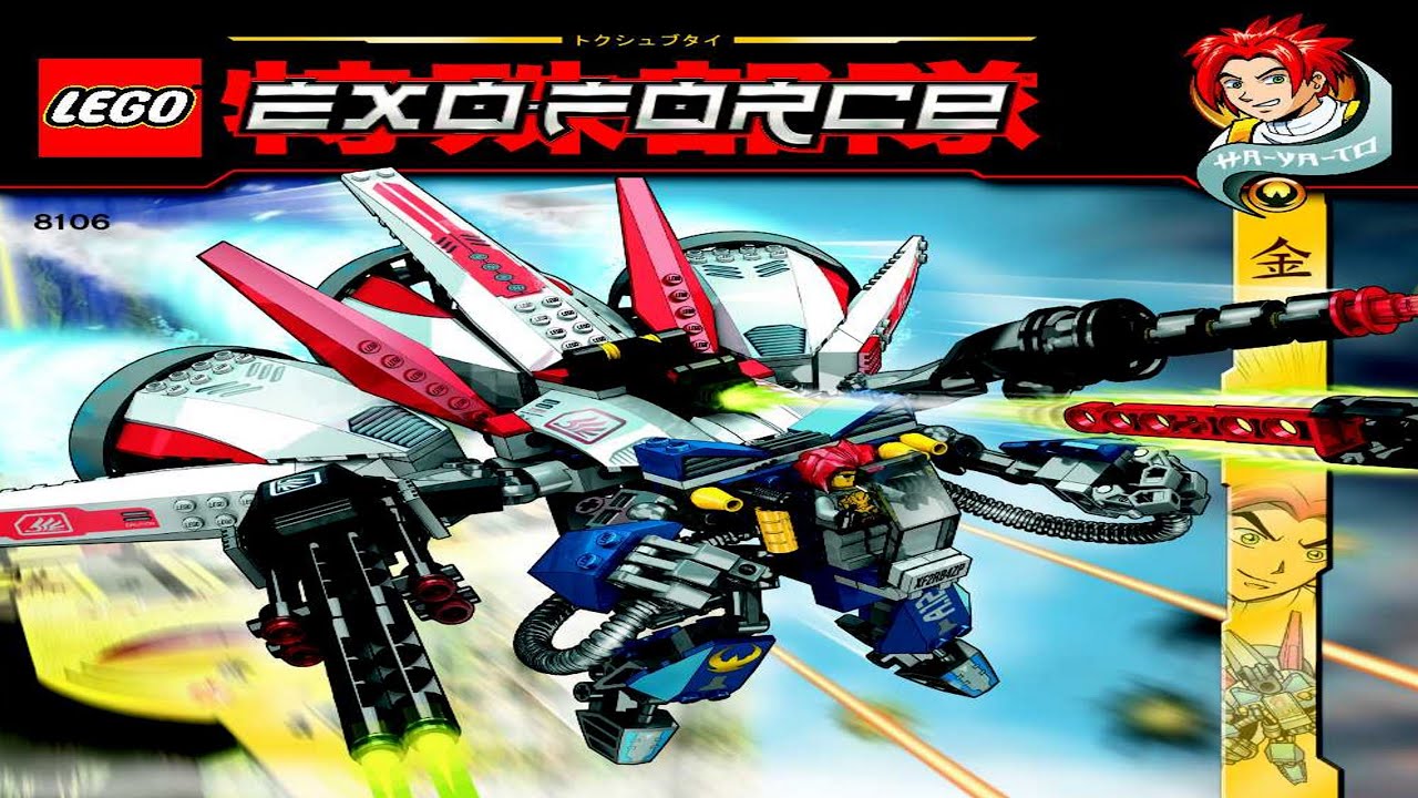 LEGO instructions - Exo-Force - 8106 - Aero Booster - YouTube