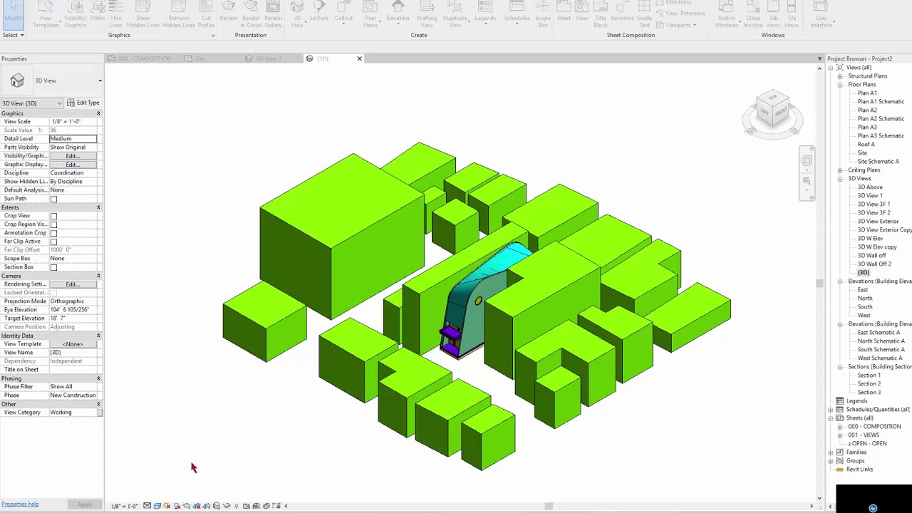 09 Intro Revit 3D Perspective View - YouTube