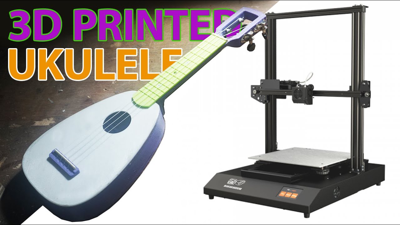 Make 3d Printed Ukulele - Membuat ukulele dengan 3d printer - YouTube