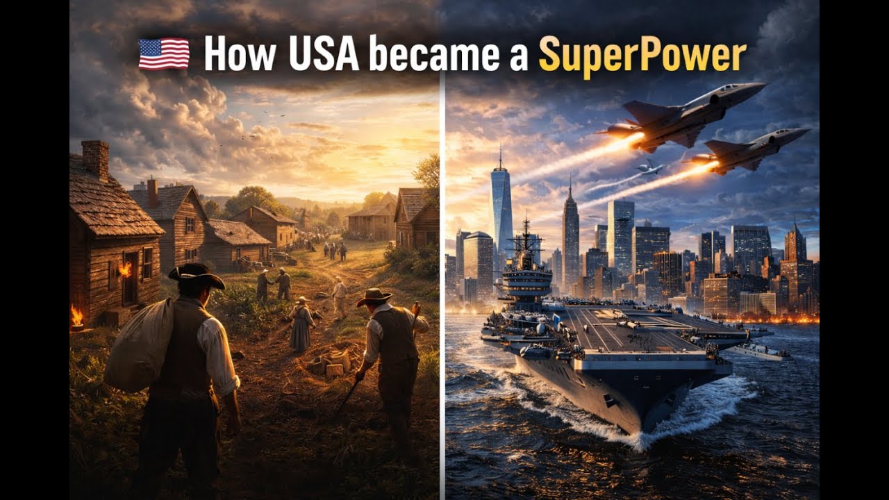 How the United States Was Born and Rose to Become a Superpower - YouTube