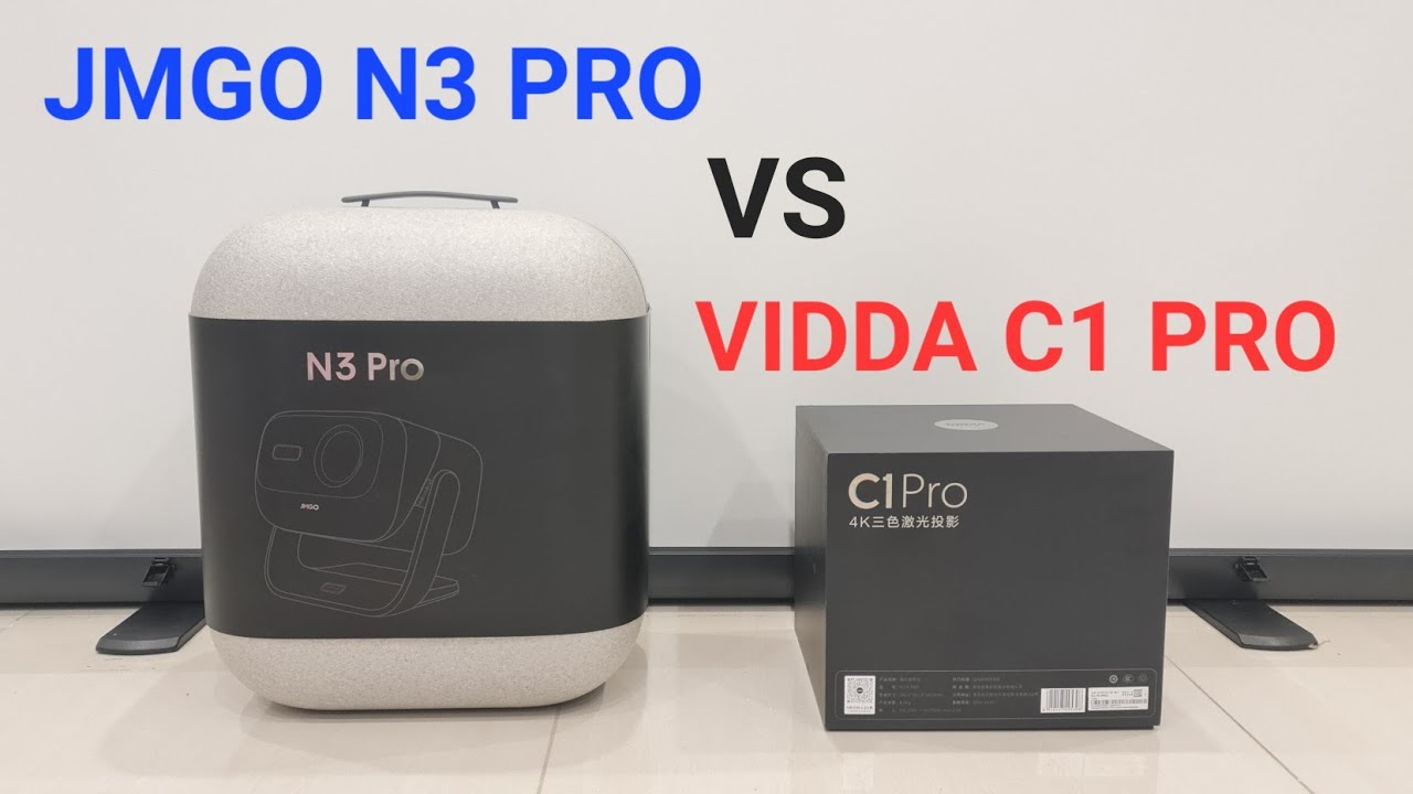 So sánh máy chiếu Vidda C1 Pro vs JMGO N3 Pro - YouTube