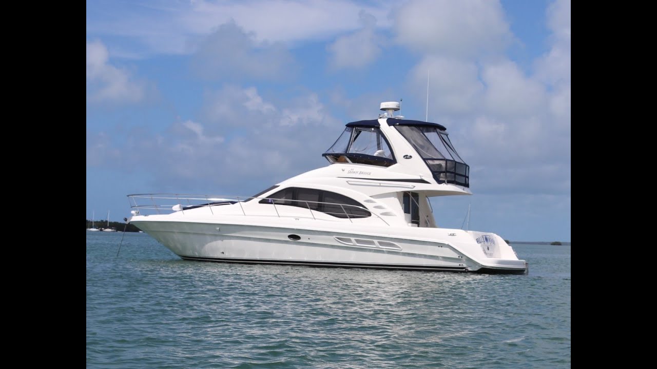 2007 Sea Ray 44 Sedan Bridge BLUE MOON - For Sale with HMY Yachts - YouTube