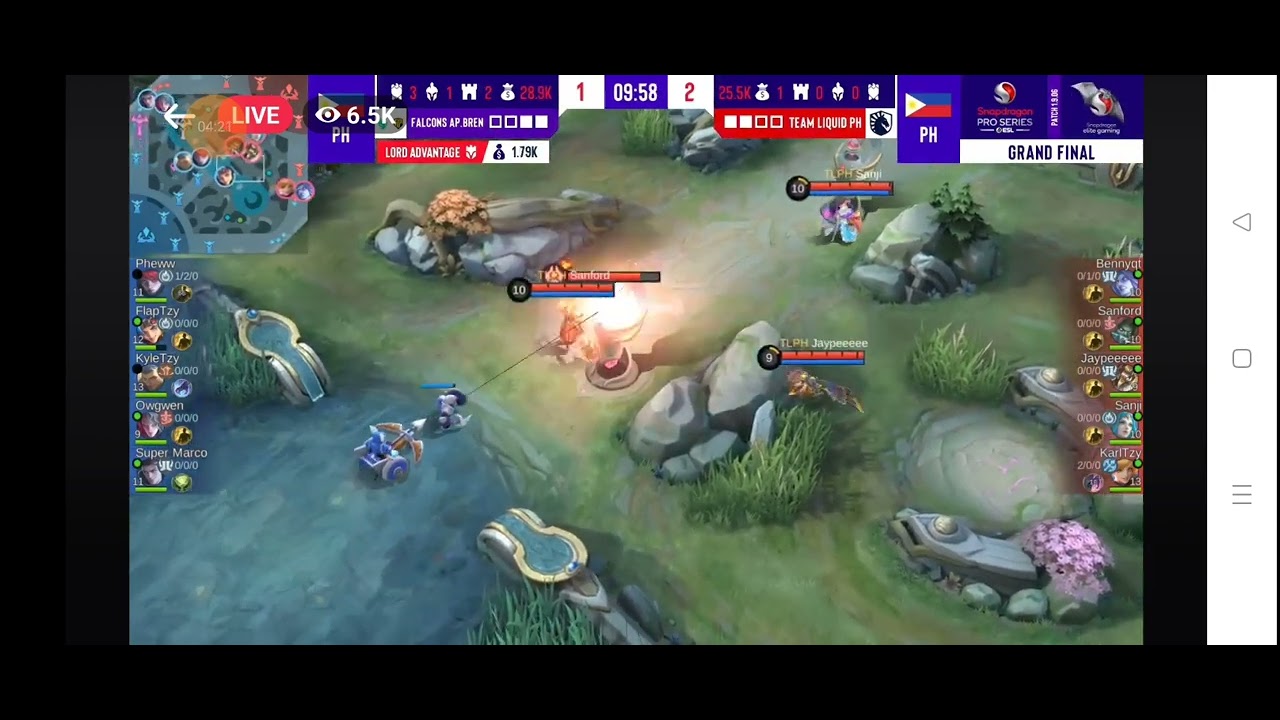 Grand Finals Game 6 Falcons AP Bren vs. Liquid Echo #ml #mlb #mlbb # ...
