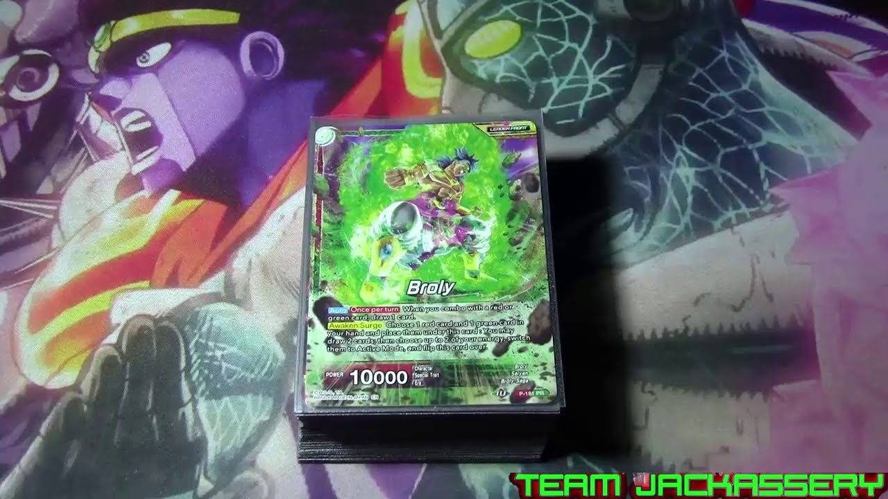 Dragon Ball Super The Card Game: Vegeta/Broly Deck (Brogeta) - YouTube