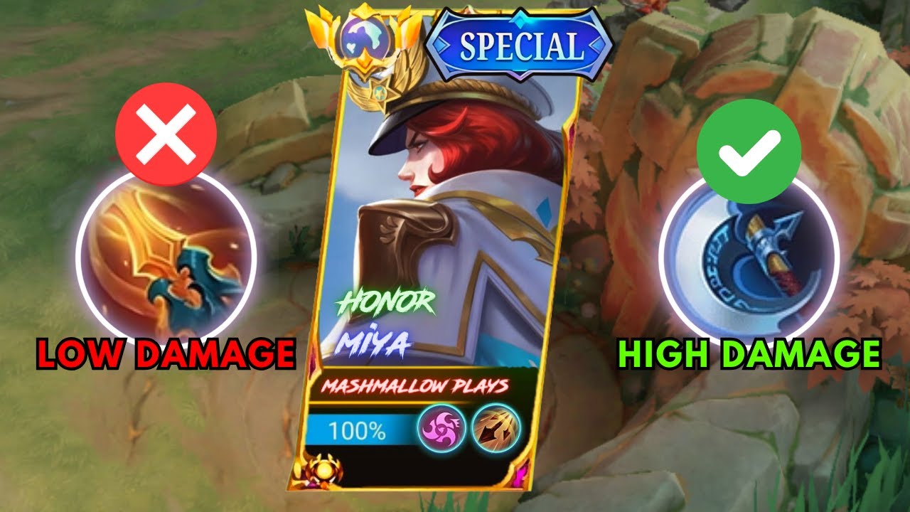 NEW UPDATE MIYA BEST BUILD AND EMBLEM SET 2023!! (MUST TRY) - YouTube