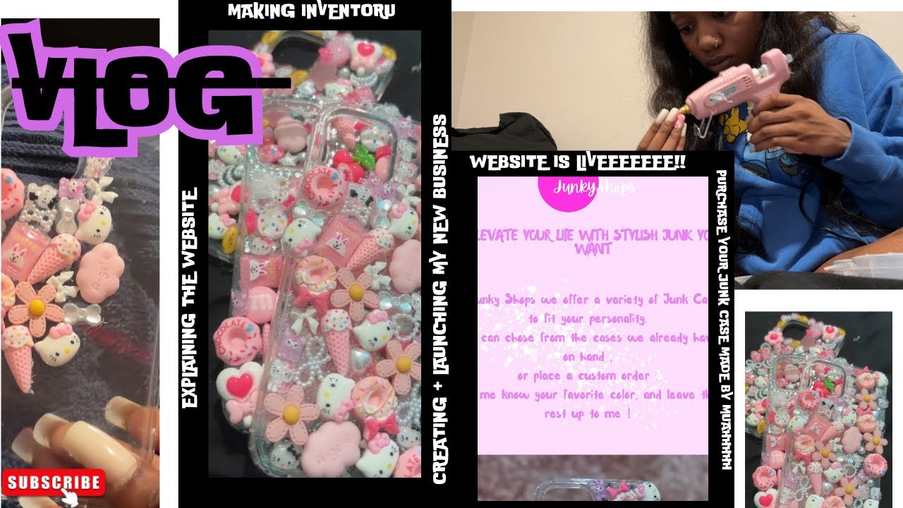 VLOG ~ LAUNCHING MY NEW BUSINESS + explaining my website - YouTube