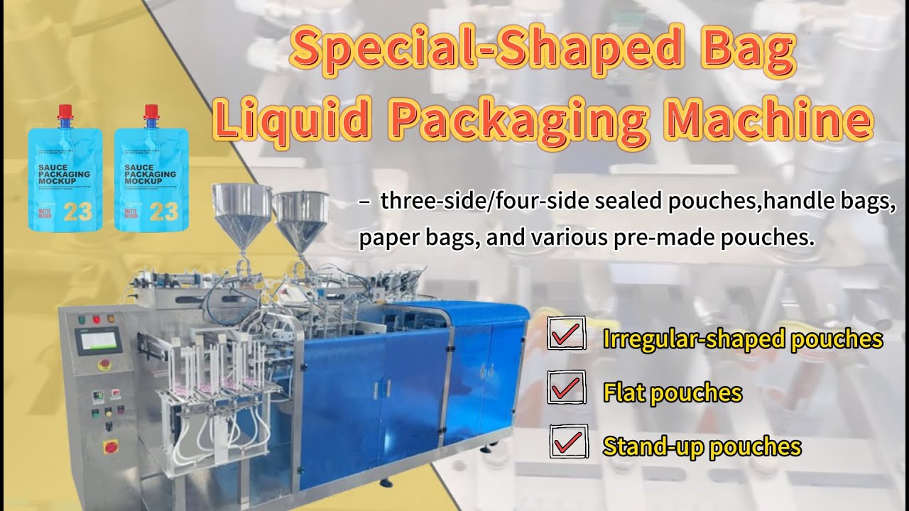 Nenosun Special Shaped Bag Liquid Packing Machine Premade Bag # ...