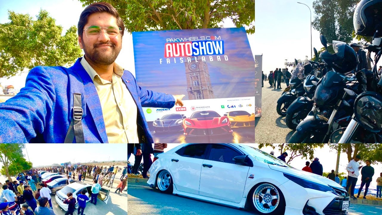 Pak wheel auto show 2025 Faisalabad | On Mubeen t vlogs 2k25 (Official ...