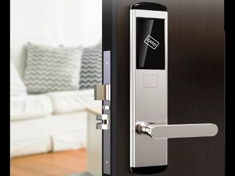 Key Card Lock for Hotel Doors SL- HA2 Product Video - YouTube