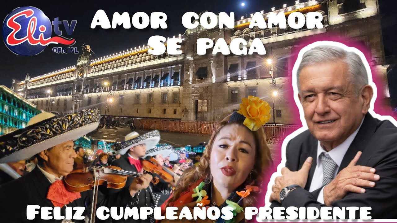 CELEBRANDO EL CUMPLEAÑOS DE AMLO POR ADELANTADO - YouTube