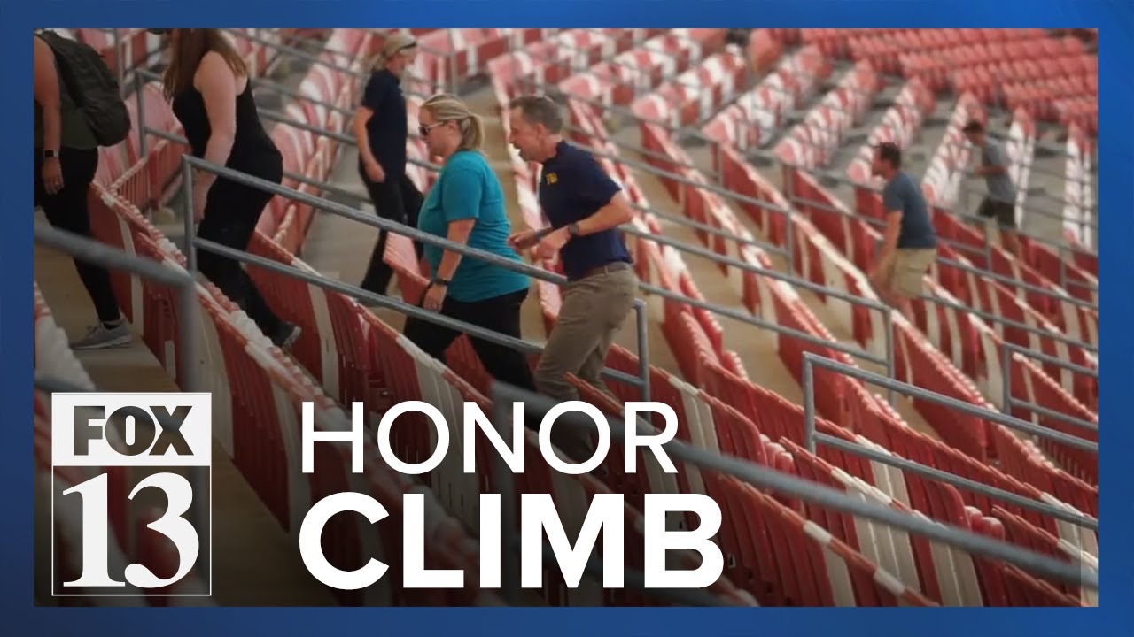 Sandy stair climb to honor 9/11 victims - YouTube