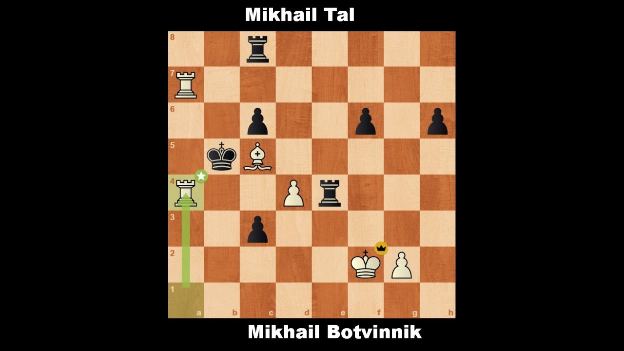 M. Botvinnik (2630) vs M. Tal (2700) - CH World (match) Moscow (Russia ...