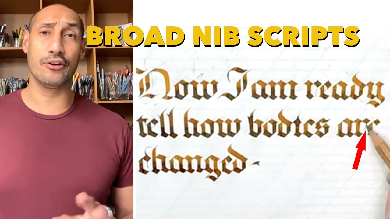 TEXTUALIS QUADRATA SCRIPT CALLIGRAPHY TIPS FOR BEGINNERS - YouTube