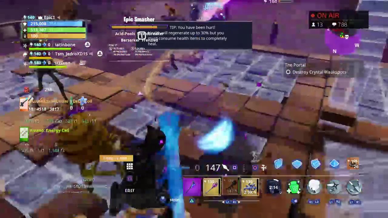 FORTINE SAVE THE WORLD MYTHIC STORM KING CARRIES [ROAD TO ...