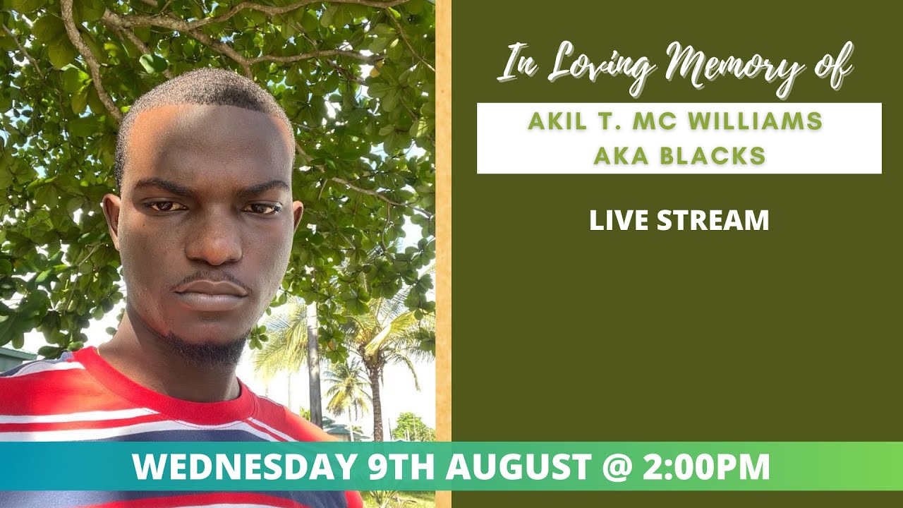 Celebrating the life of Akil T. MC Williams aka Blacks - YouTube